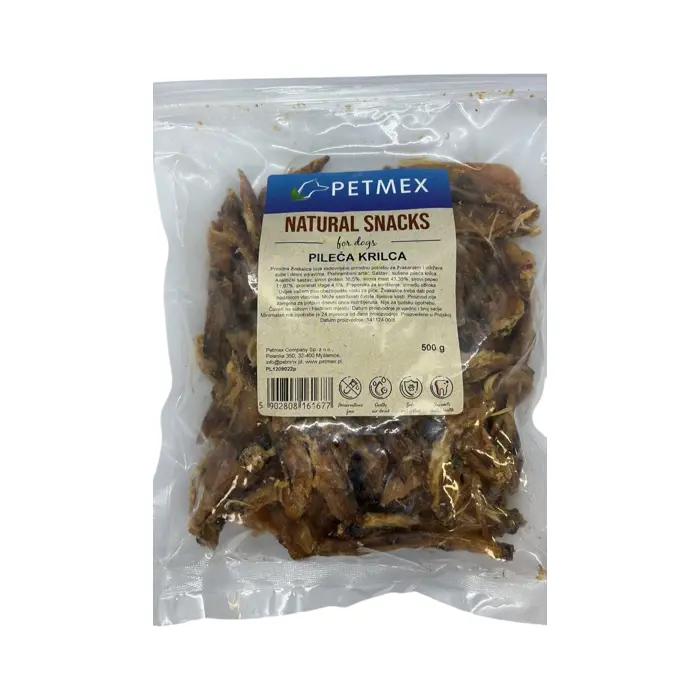 Petmex Natural Snacks pileća krilca poslastica za pse 500g | Zoo Centar ...