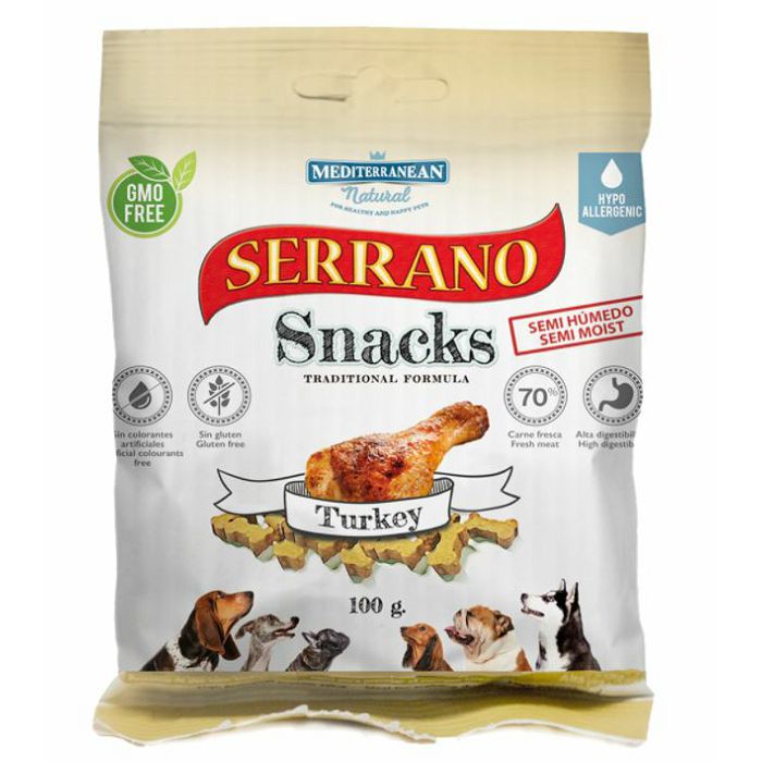 Serrano Snacks Turkey poslastica za pse puretina 100g | Zoo Centar ...
